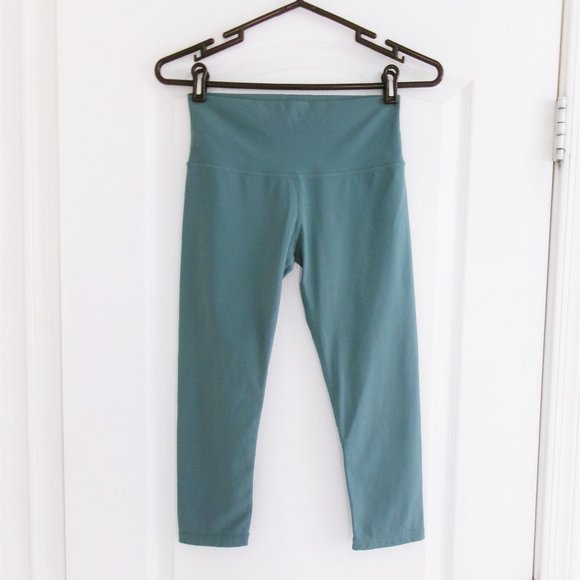 lululemon athletica | Pants & Jumpsuits | Lululemon Capri Hazy Jade ...